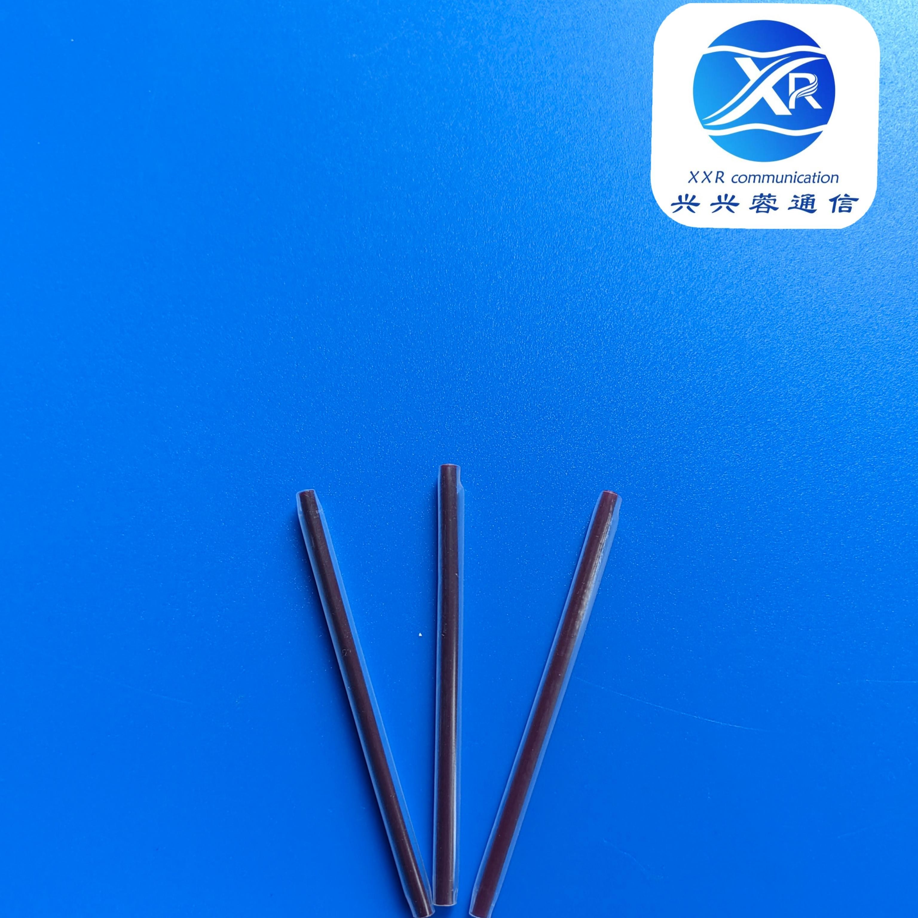 Brown Fiber Optic Protection Sleeve Hot Fusion For Splice Closures